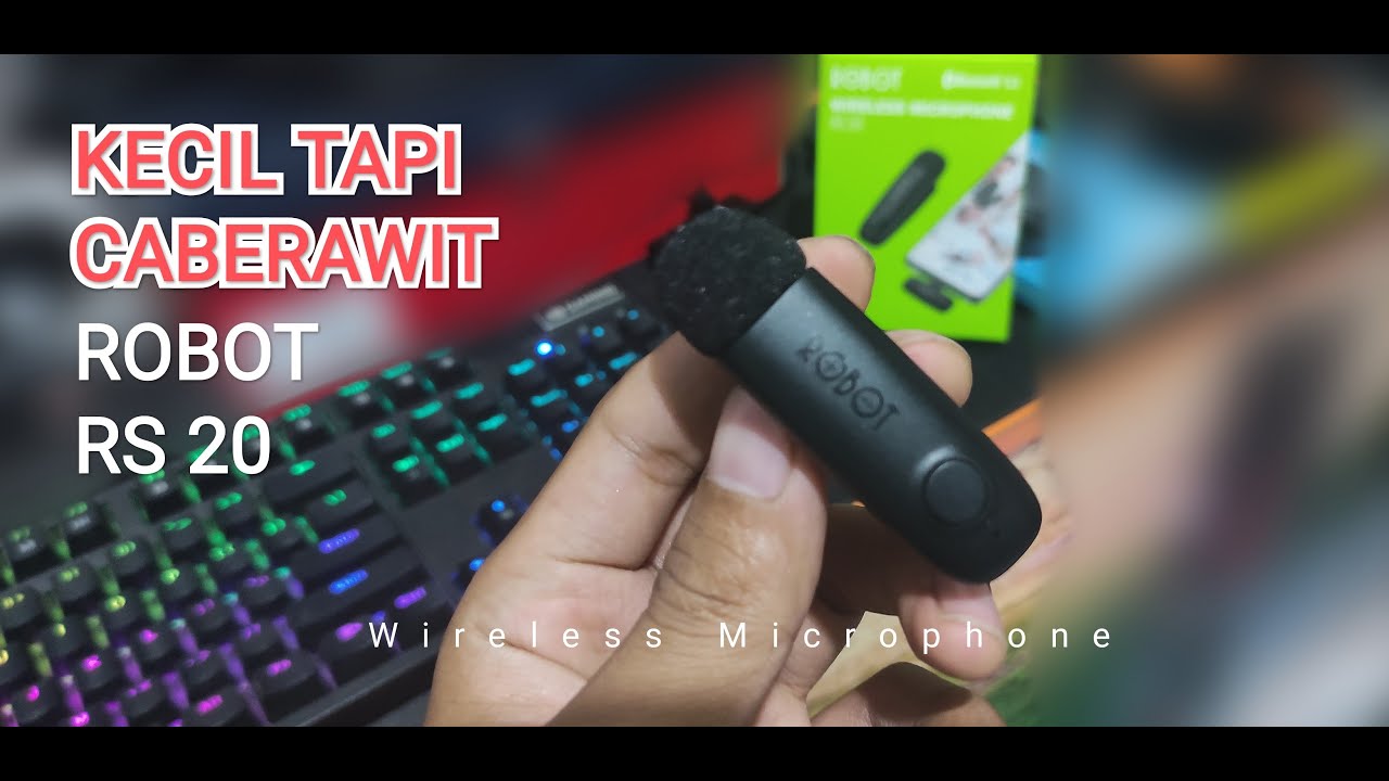 Robot Wireless Microphone RS 20 | Unboxing dan Review - YouTube