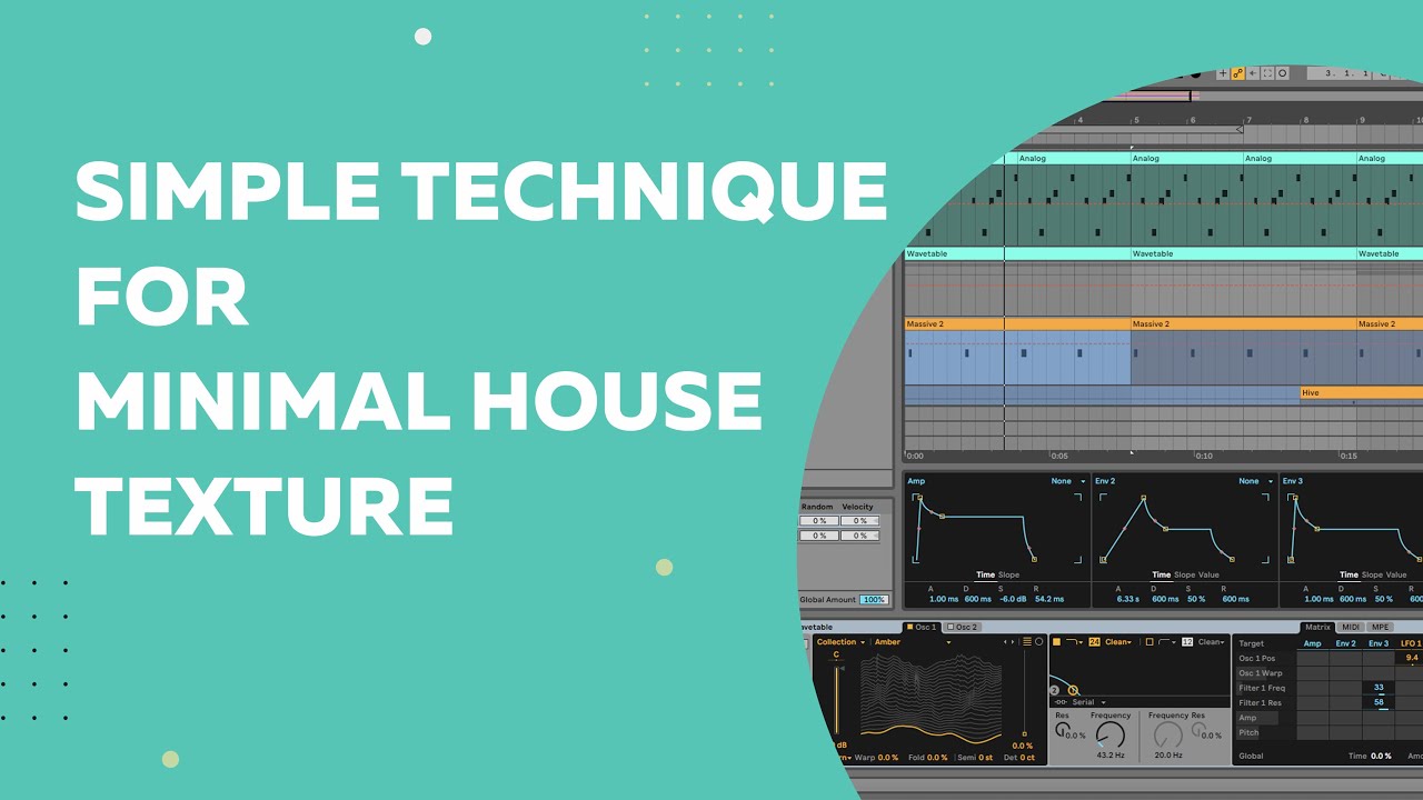 Simple Technique for Minimal House Texture - YouTube