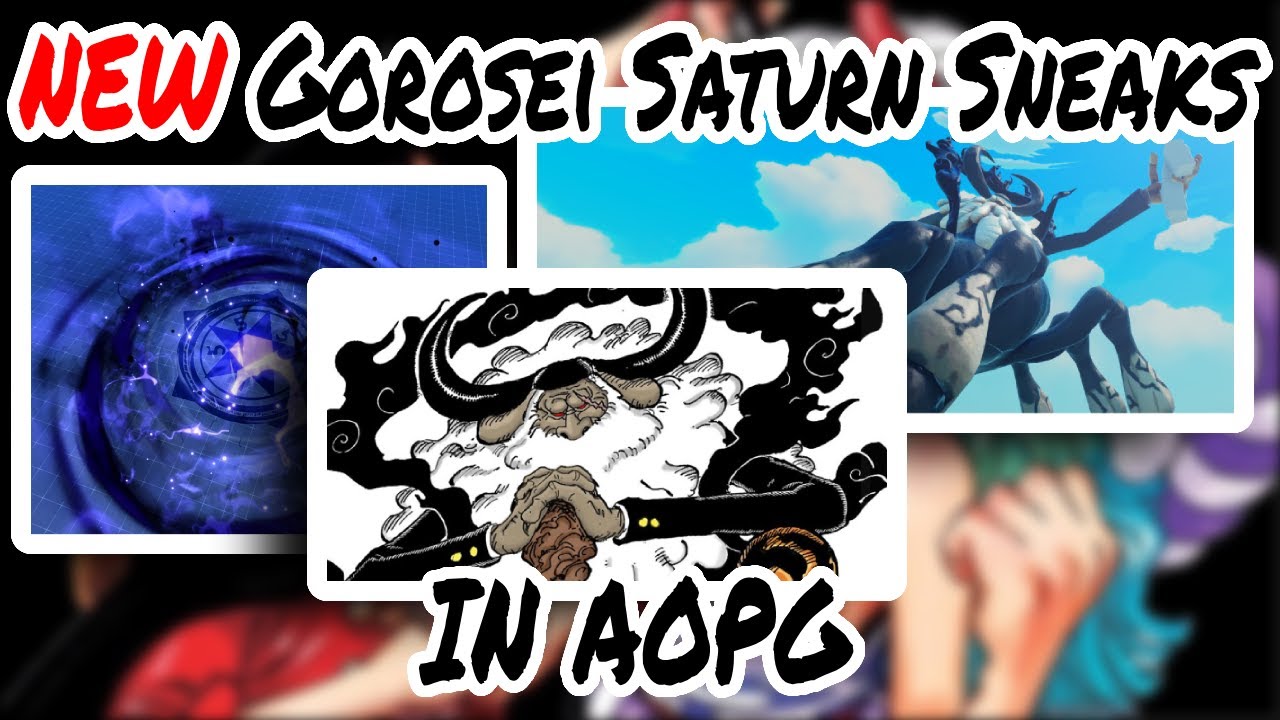 [AOPG] *NEW* Gorosei Saturn Sneaks (Model, Moves, Channel Update) - YouTube