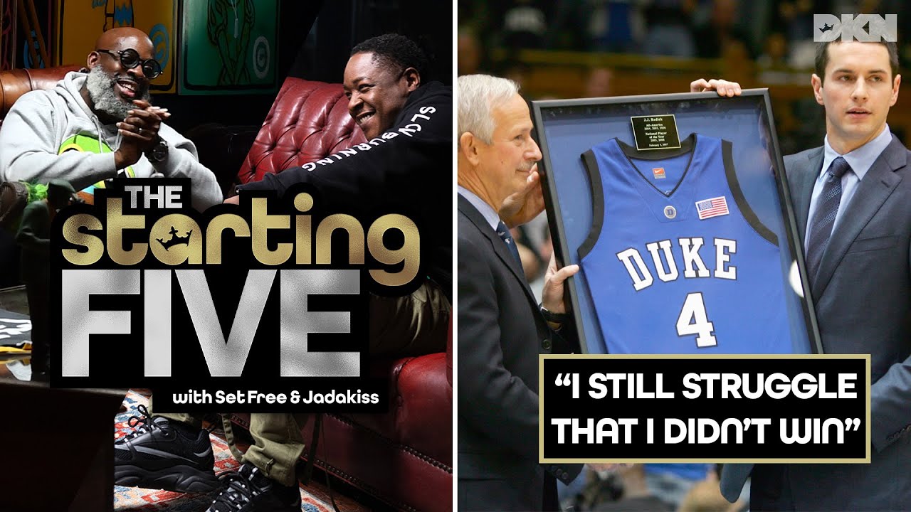 How JJ Redick Chose The Number 4 At Duke | The Starting Five - YouTube
