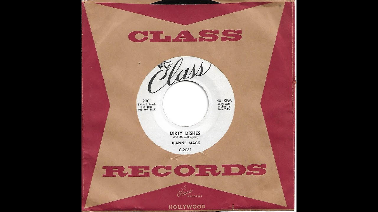 Jeanne MACK – Dirty dishes - 1958 - Rockabilly - YouTube