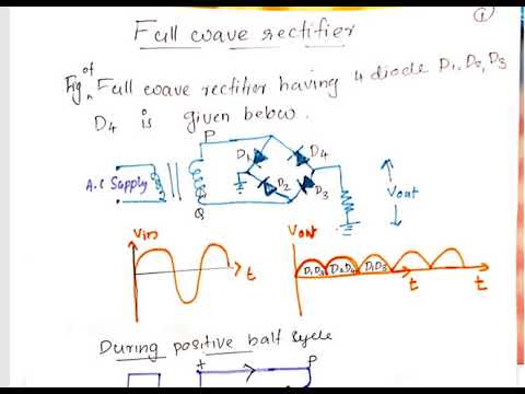 Full wave bridge rectifier for complimentary - YouTube