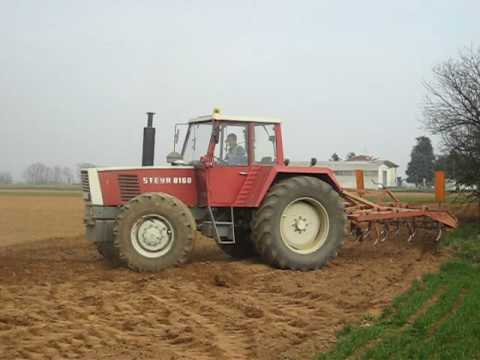 Steyr 8160 Estirpatore - YouTube