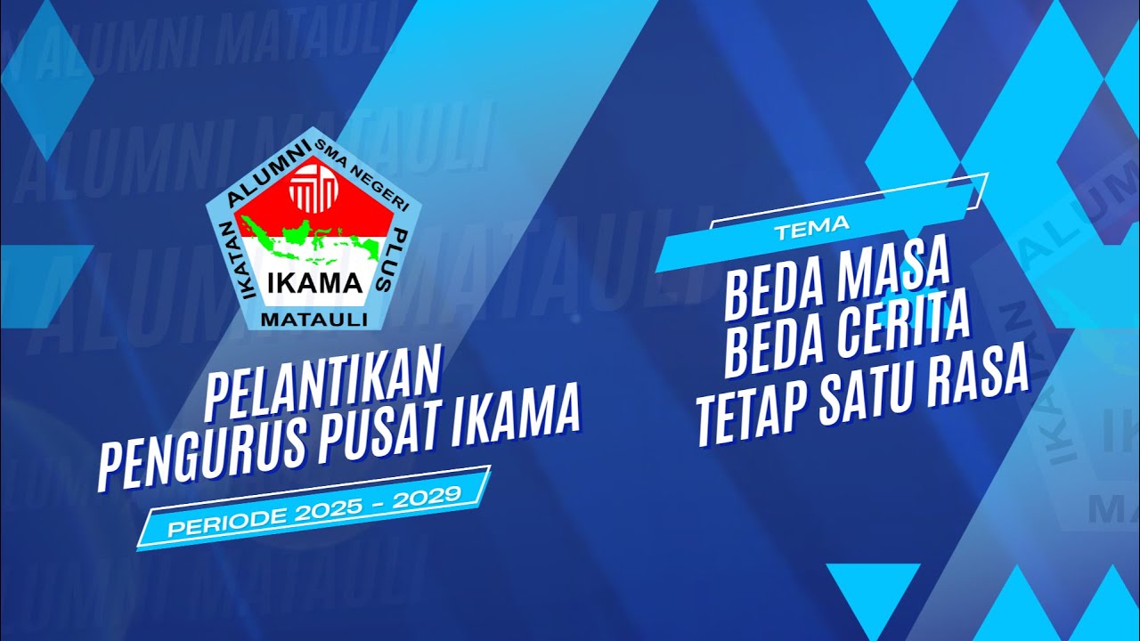 Pelantikan Pengurus IKAMA Pusat Periode 2025-2029 - YouTube