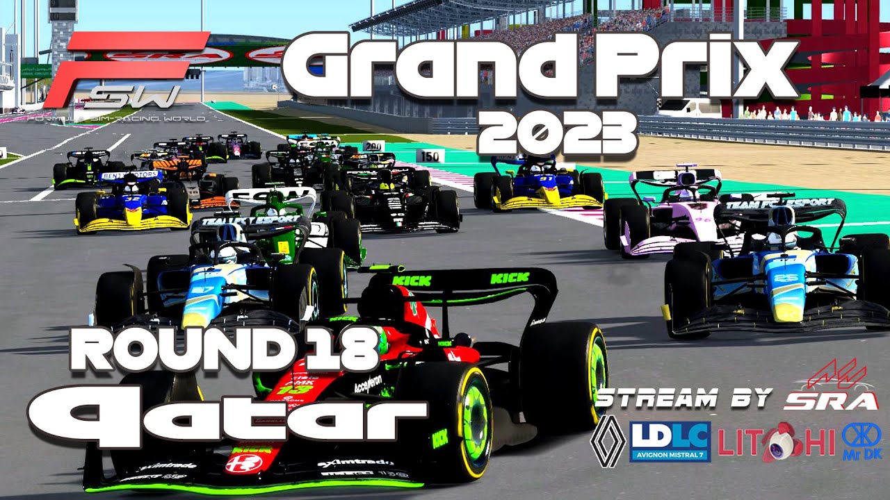 AC # 282 F1 Championship | Round 18 - QATAR | Formula SimRacing World ...