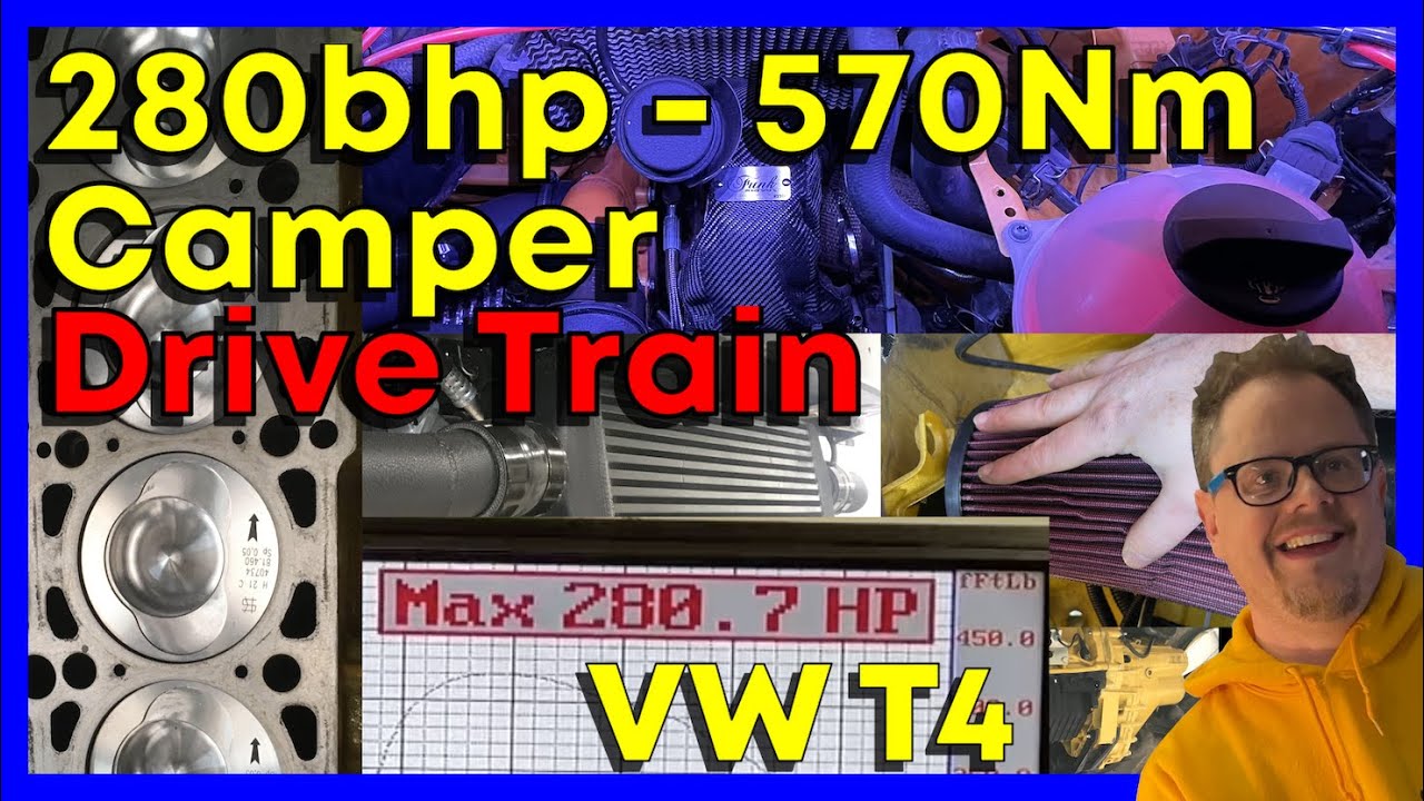 2. 280bhp Drag Racing Camper - Drive Train - VW T4 - “Bongo Fury” - YouTube