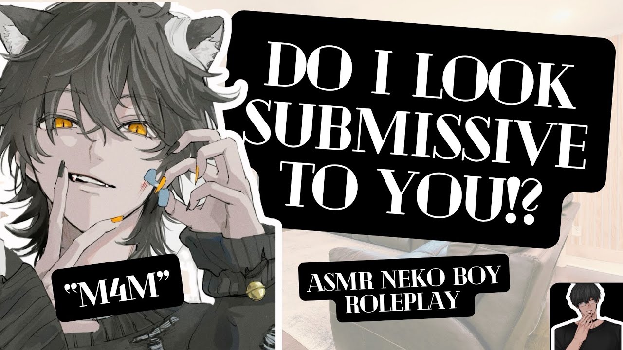 [ASMR M4M] Trying to Put a Collar on Your Bratty Tsundere Neko Boy ...