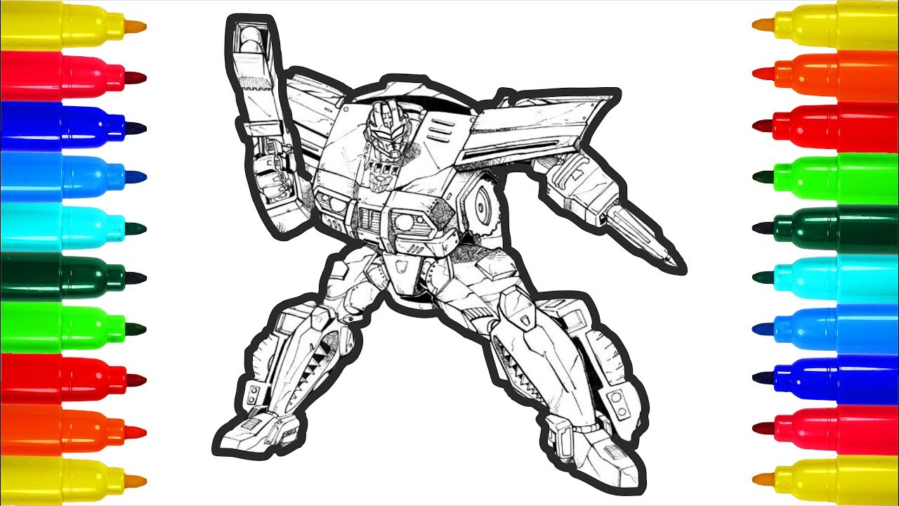 ТRANSFORMERS SUPER STAR Coloring Pages | Colouring Pages for Kids with ...