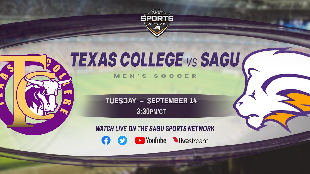 Texas College vs SAGU - NAIA Men's Soccer 2021 - YouTube