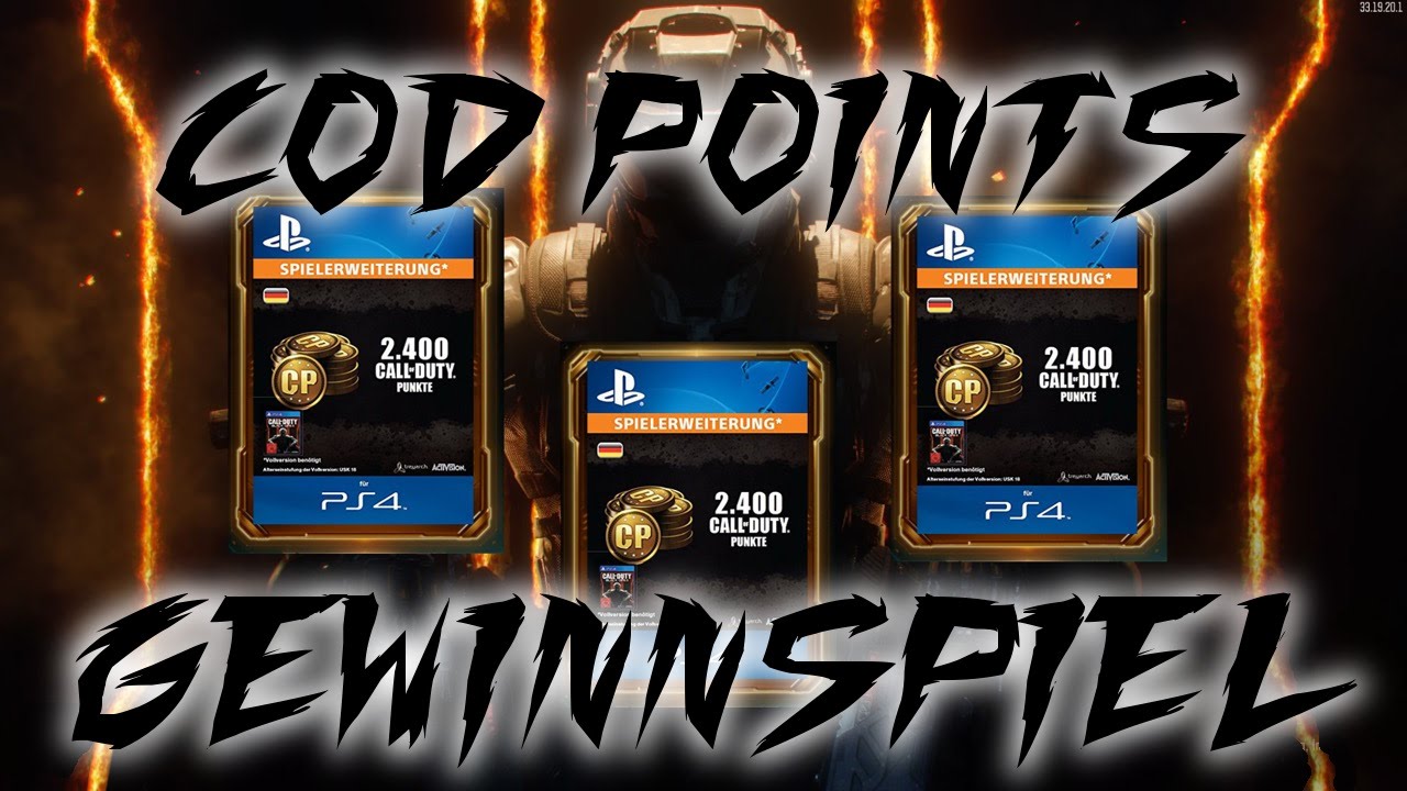 BO3 PACK OPENING DEUTSCH / !!!GEWINNSPIEL!!! / COD POINTS GEZOGEN ...