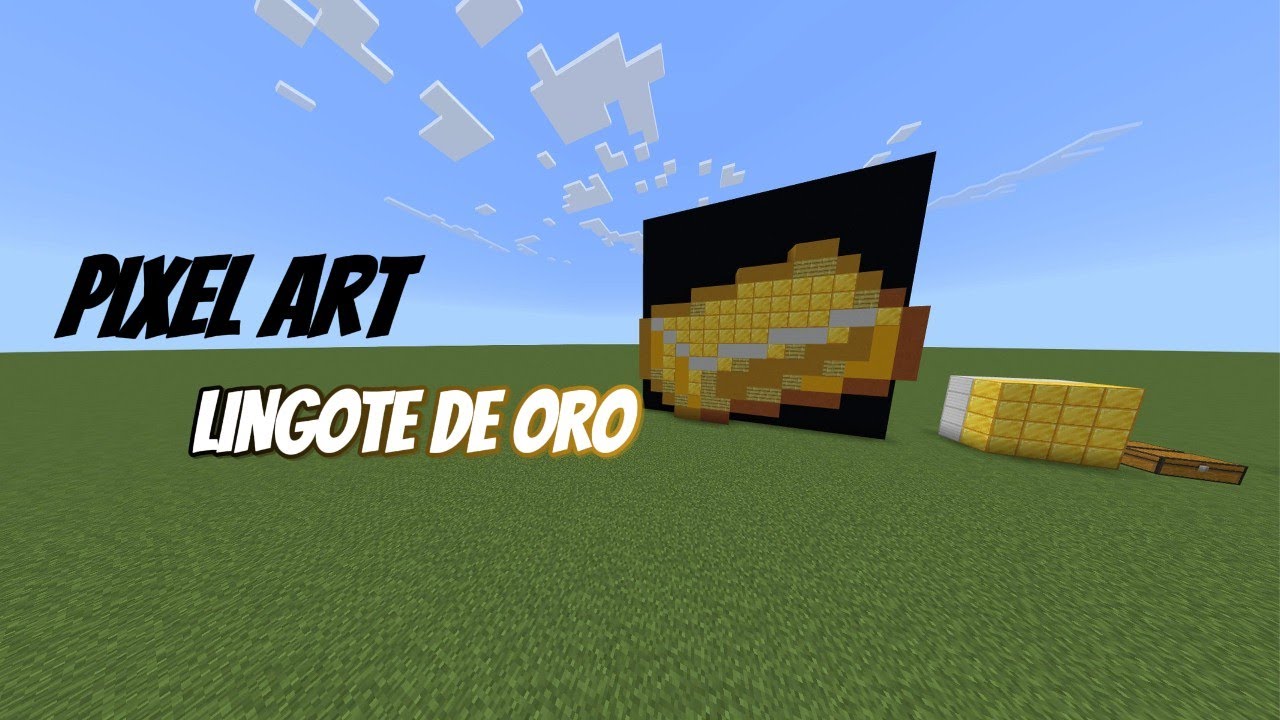 Como Hacer El Lingote De Oro En Minecraft Pixel Art | The_nito - YouTube
