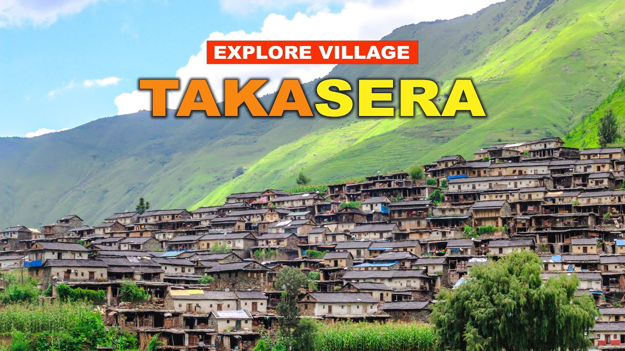 Takasera Village - Himalayan Village | Stunning Aerial Drone Footage ...