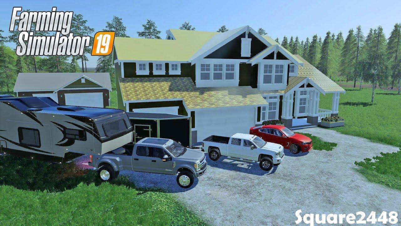 Moving Into Brand New House | New Map | Homeowner | Farming Simulator ...