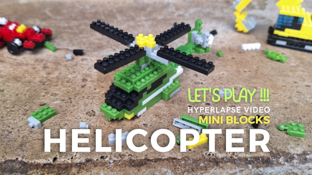 Build a HELICOPTER Mini Blocks [Full Version] - YouTube