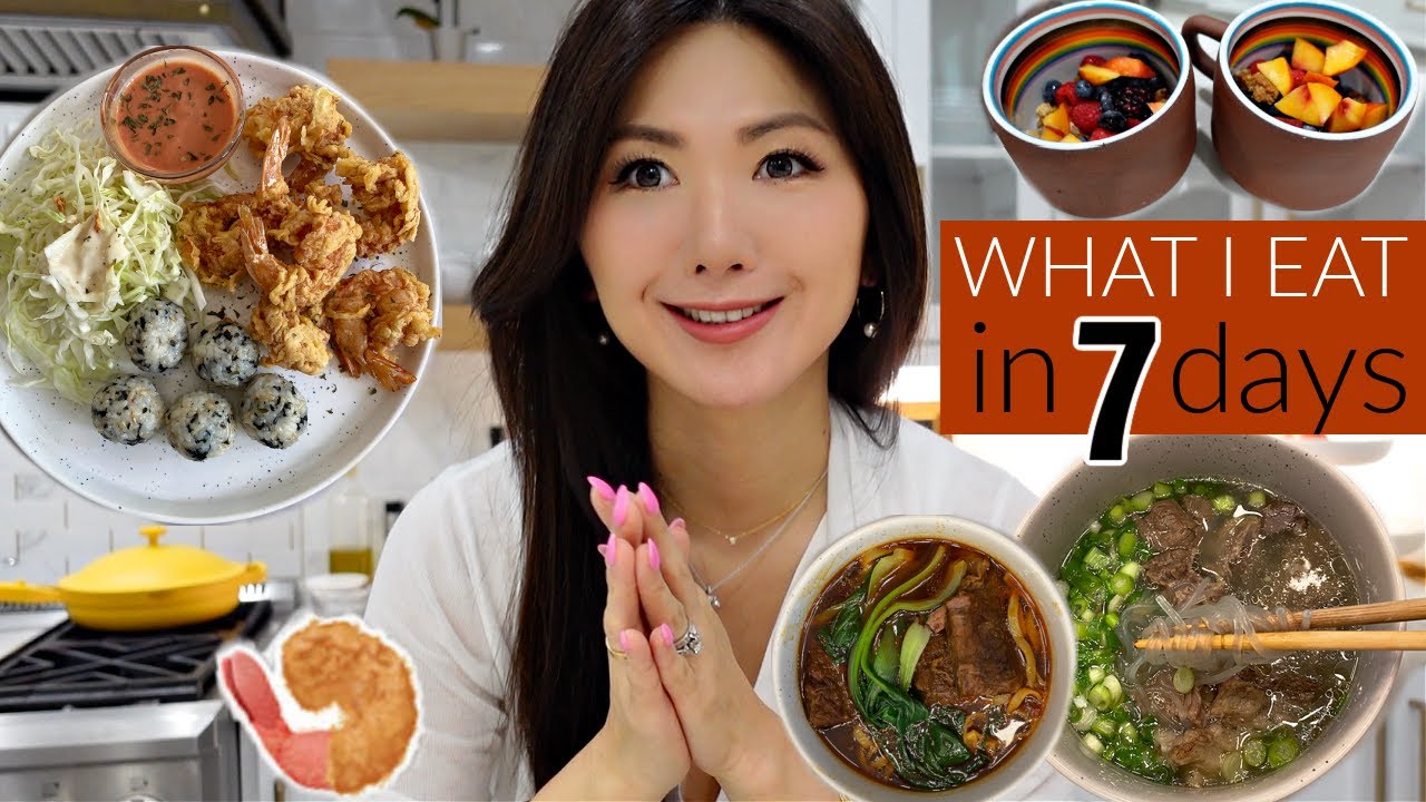 WHAT I EAT/COOK IN 7 DAYS | BEEF NOODLE SOUP/KOREAN FOOD/🍤BENTO BOX ...