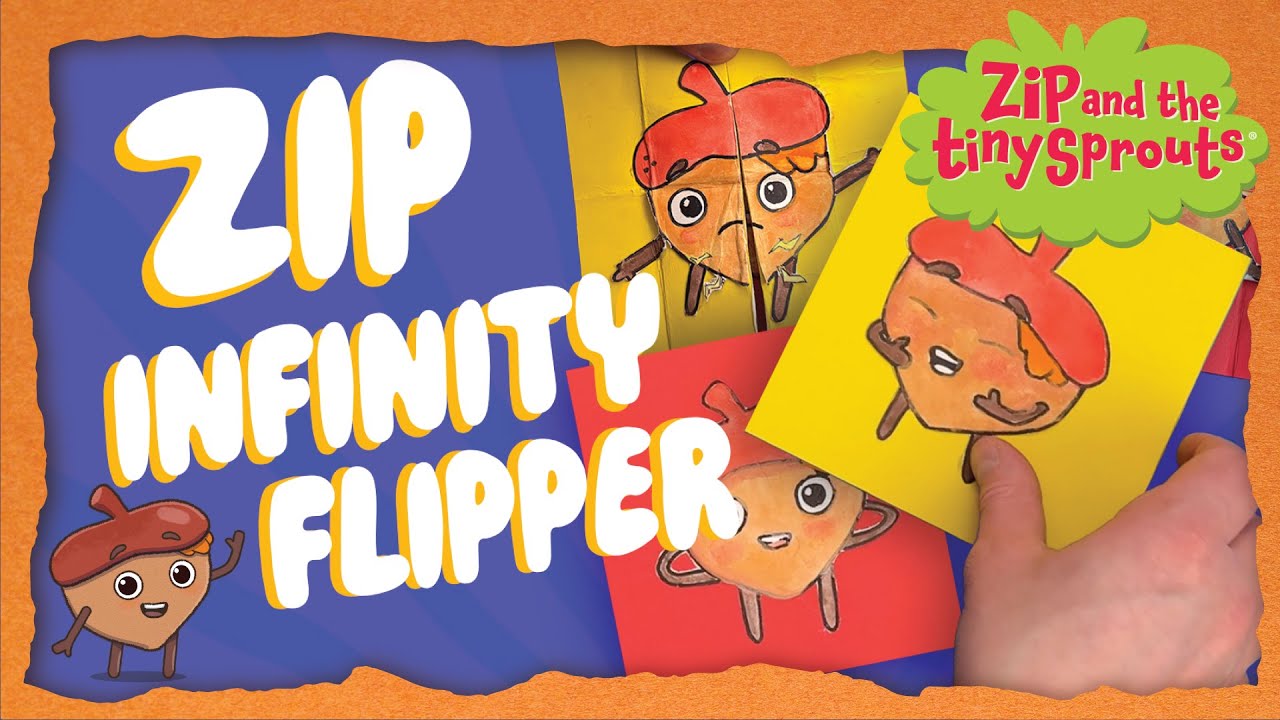 Make an Infinity Flipper of Zip from Zip and the Tiny Sprouts! - YouTube