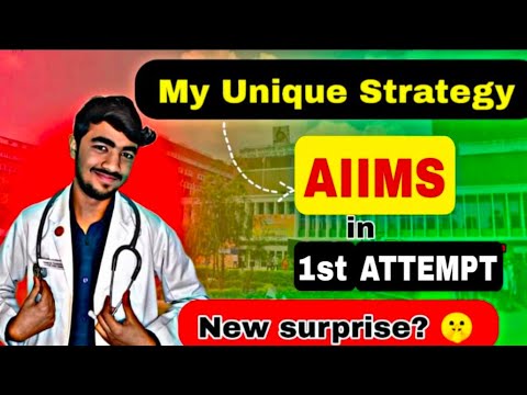 My Unique NEET Strategy to get into AIIMS in first attempt 🤫🔥| New ...