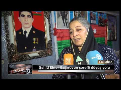Cəlilabad Rayonunda Vətən müharibəsində şəhid olan Elnur Bağırovun ildönümüdü