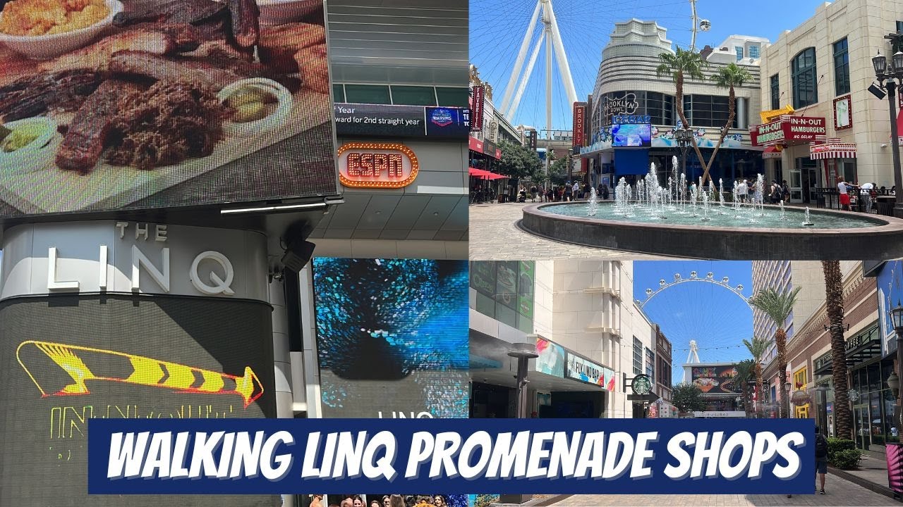 Linq Promenade Las Vegas Walk-Through 8/25/22 | Shopping on the Las ...