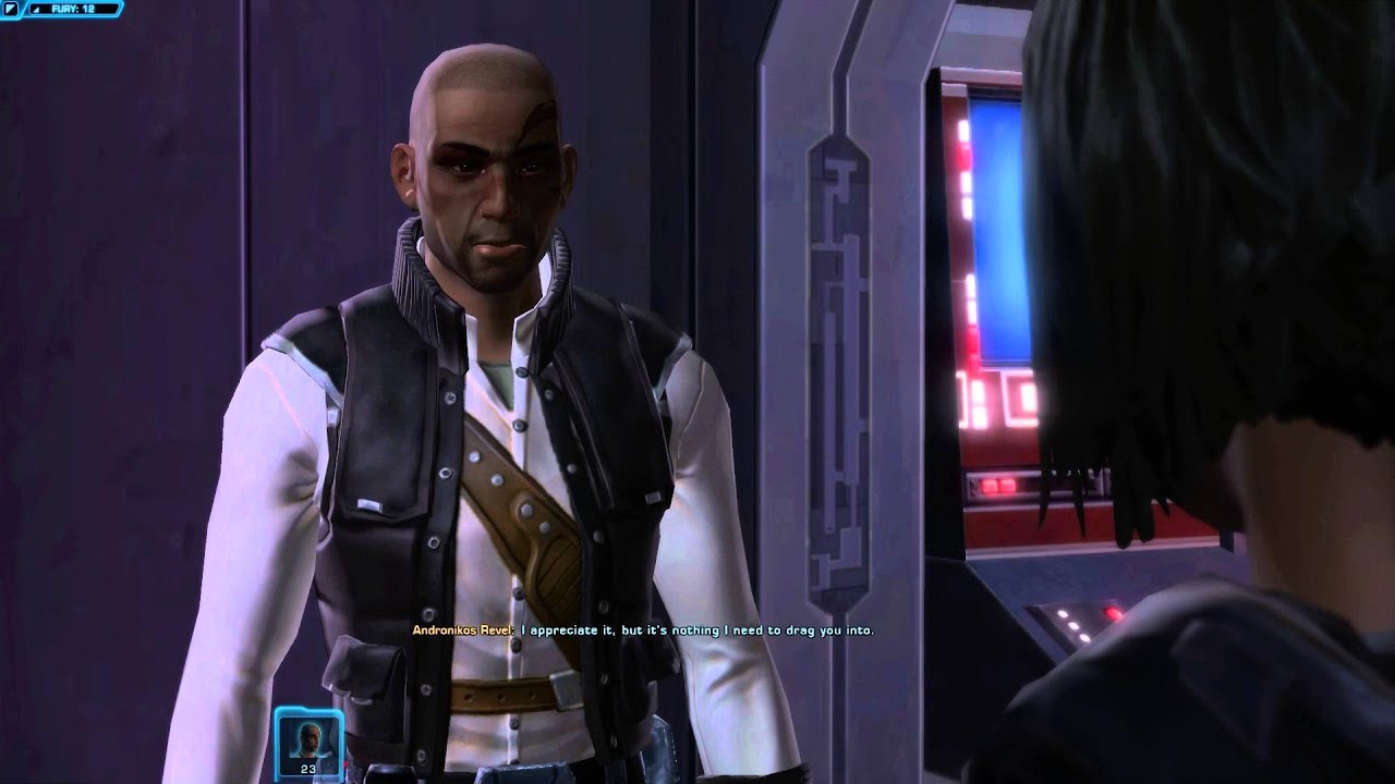 swtor: Andronikos needs to leave the ship (romance part 12) - YouTube