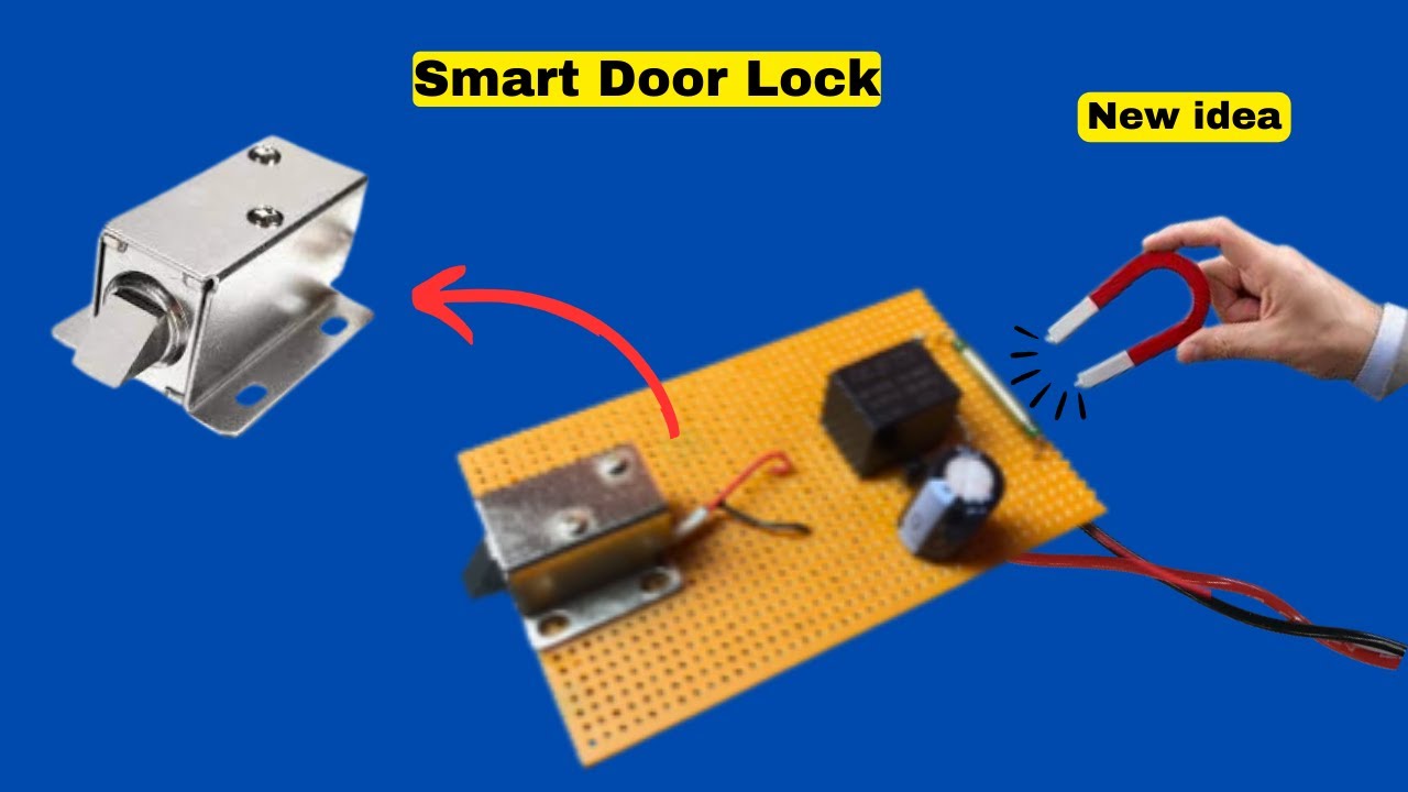 New Idea For A Smart Door Lock Circuit Using Magnets - YouTube