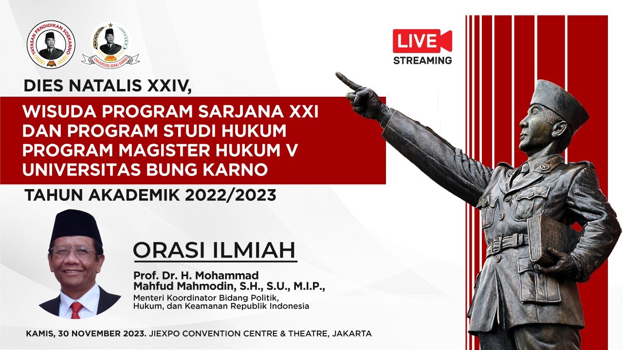 Dies Natalis XXIV, Wisuda Program Sarjana XXI dan Program Studi Program ...