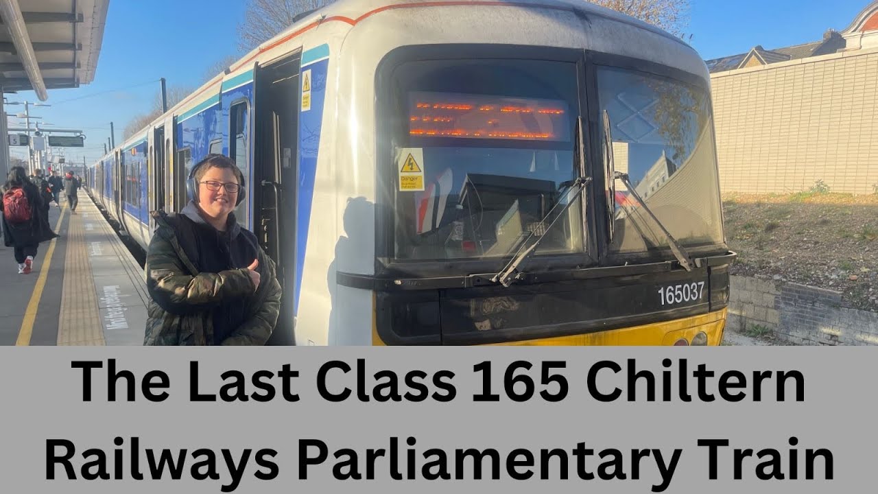 The Last Class 165 Chiltern Railways Parliamentary Train - 7th December ...