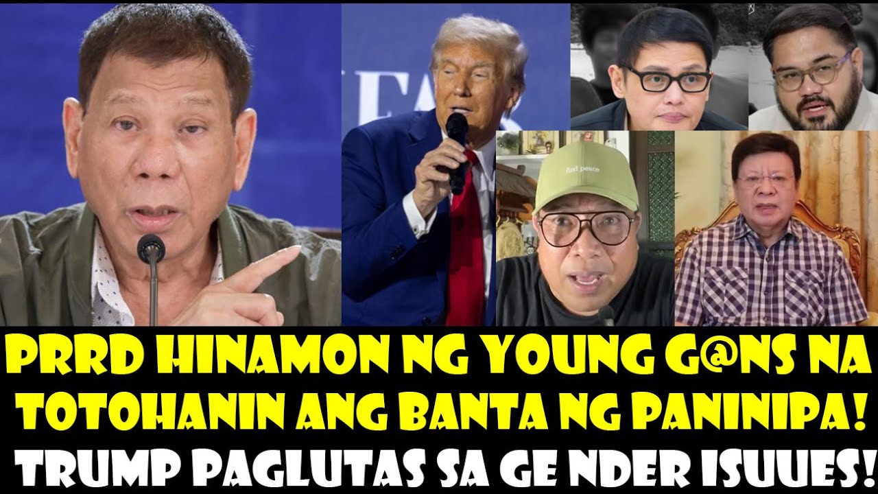 PRRD HINAMON NG YOUNG G@NS NA TOTOHANIN ANG BANTA NG PANINIPA. TRUMP ...