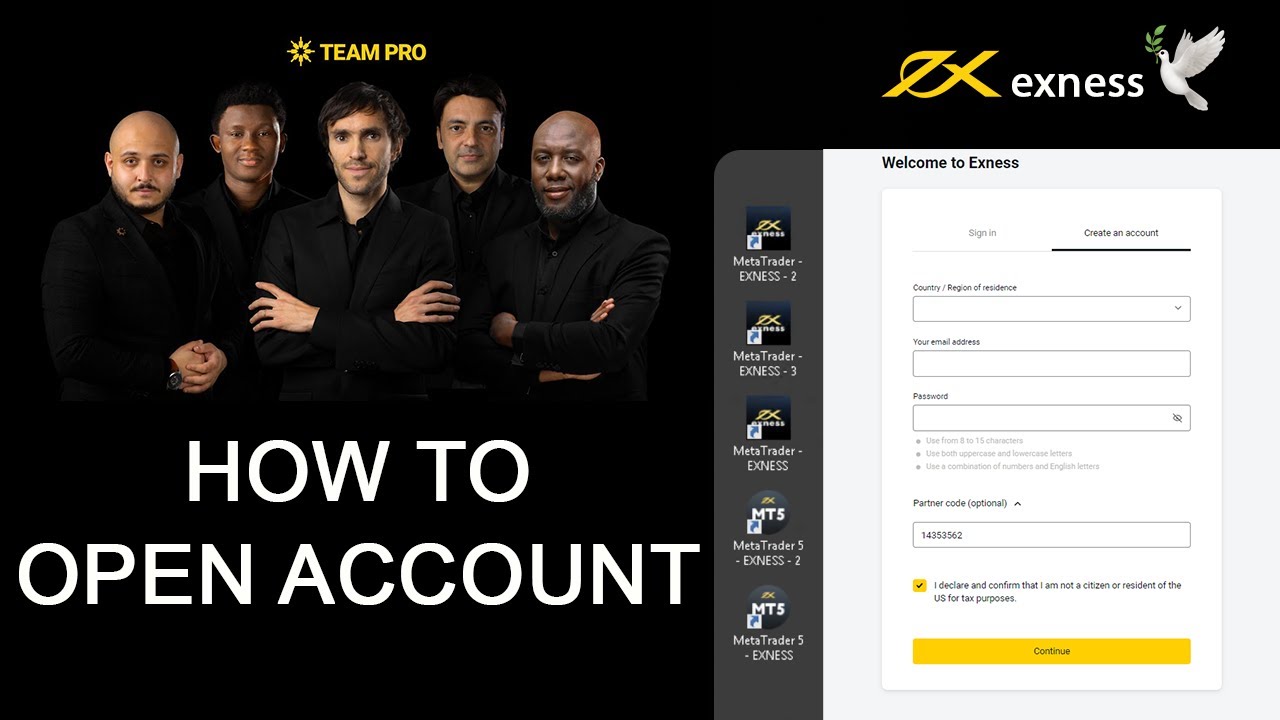 Exness Personal Area Login And How To Use