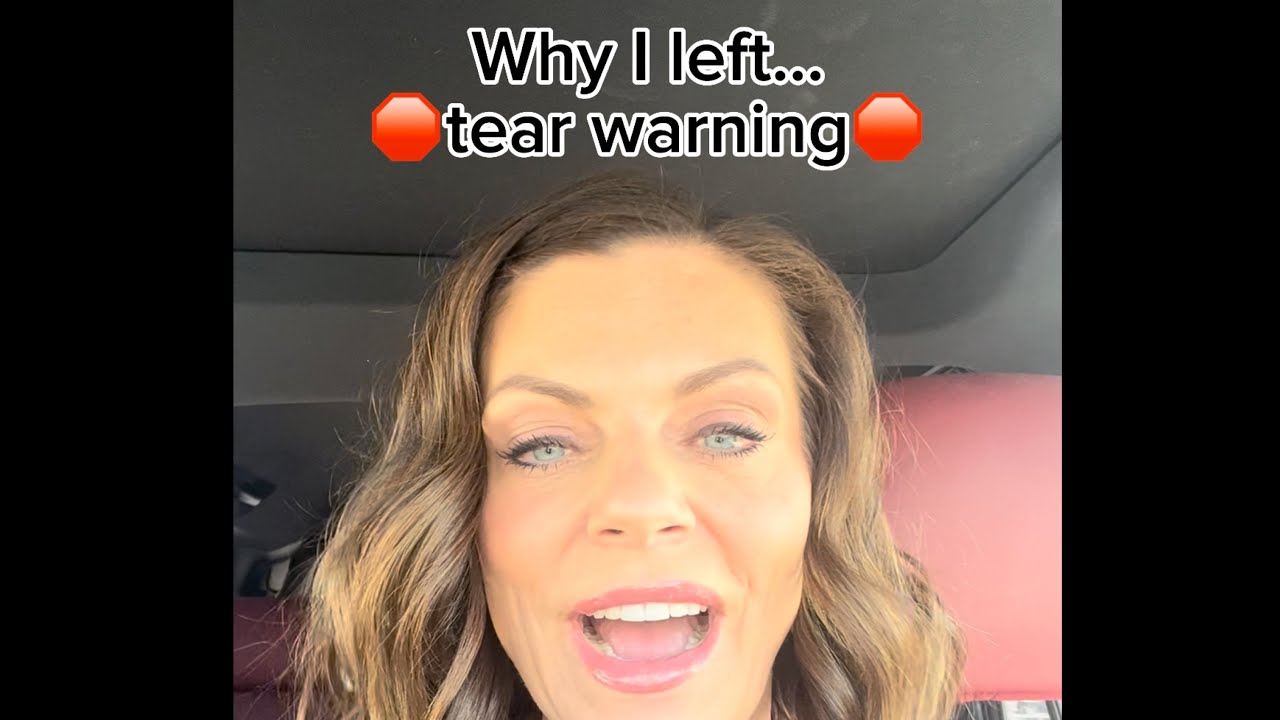 One of the reasons why I left everything I’d built over the last 9.5 ...