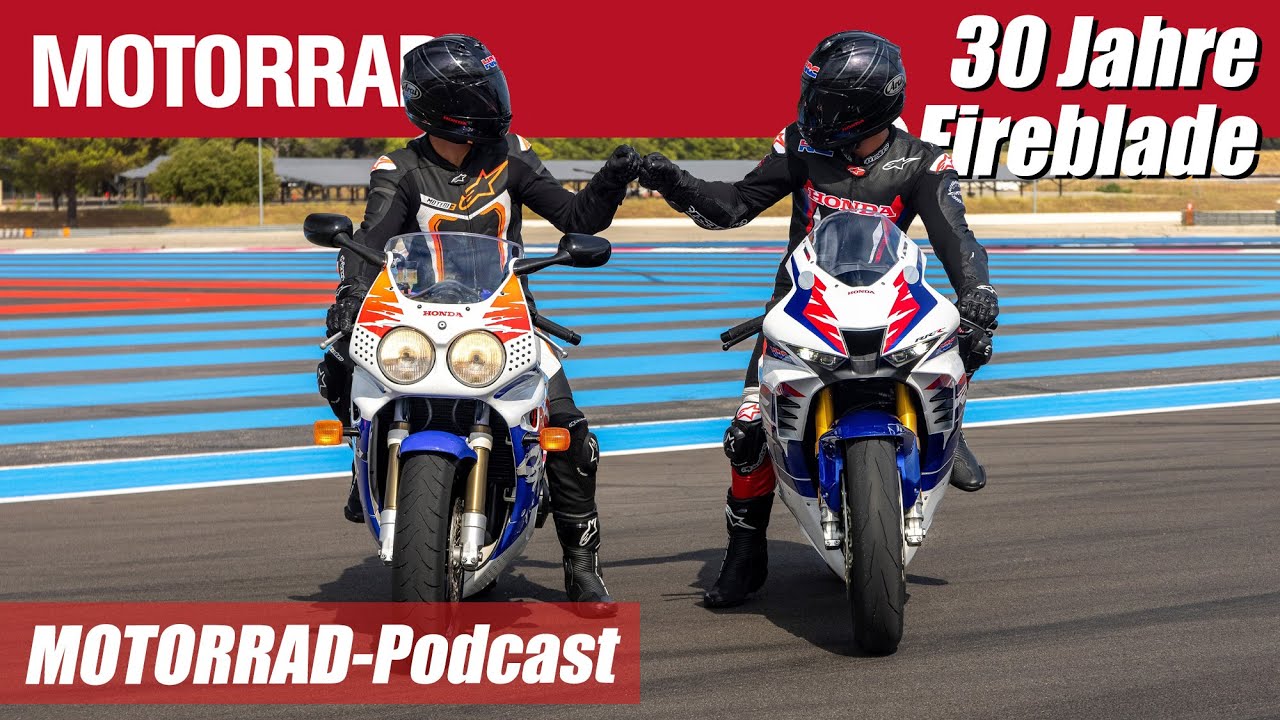30 Jahre Honda Fireblade - eine Reise durch die Geschichte | Motorrad ...