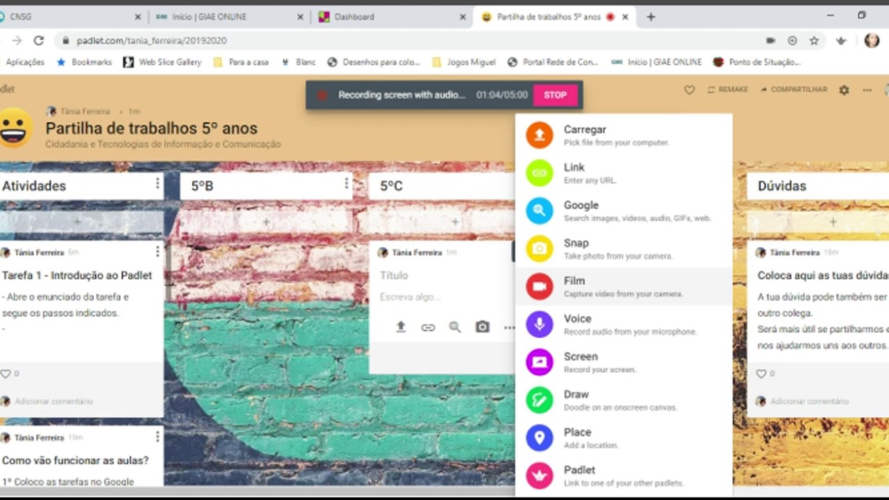 Como utilizar o Padlet - YouTube