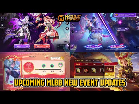 UPCOMING MLBB NEW EVENTS UPDATES | MOBILE LEGENDS - YouTube