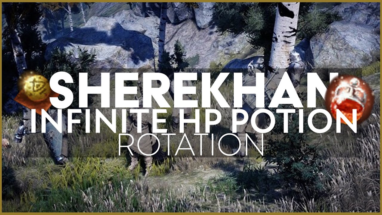 BDO | Infinite HP Potion | Sherekhan Rotation - YouTube
