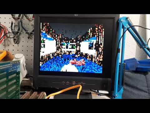 FastDoom 0.8 (dev build) CGA 80x50 16 colors - YouTube