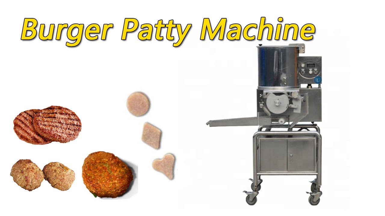 Automatic Cutlet Burger Patty Forming Machine | Meat Patty Making ...