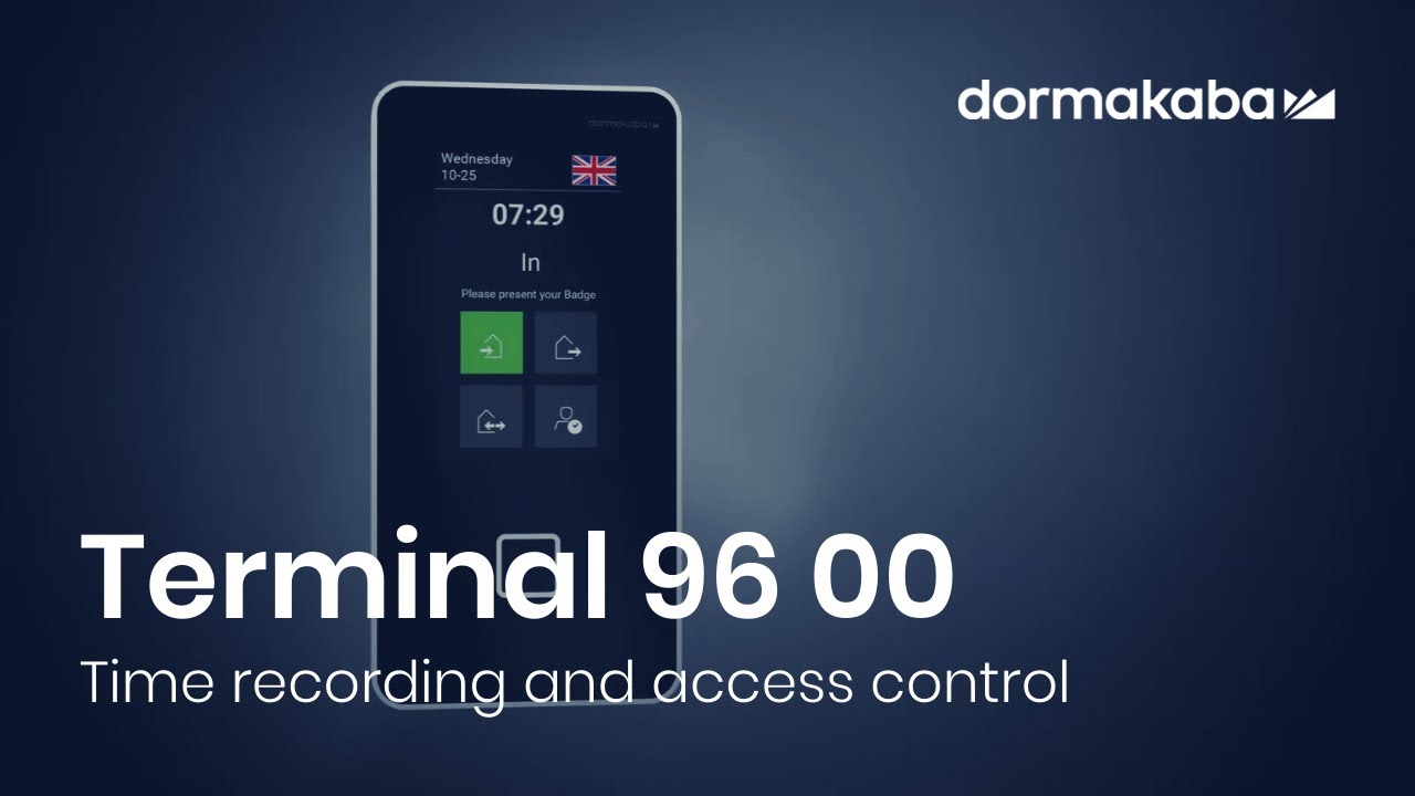 dormakaba terminal 96 00 - YouTube