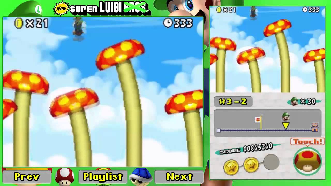Let's Play New Super Mario Bros. (DS) [Luigi] - Episode 5 - Rude ...