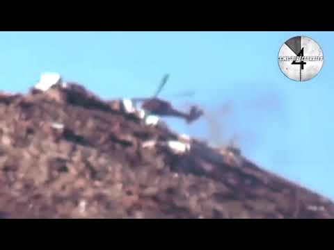 Helikopter roketten kaçıyor