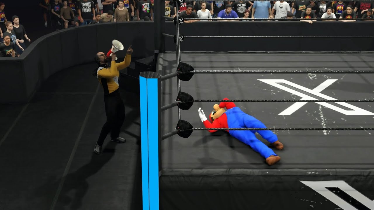 Mario vs Worf [WWE 2K24] - YouTube