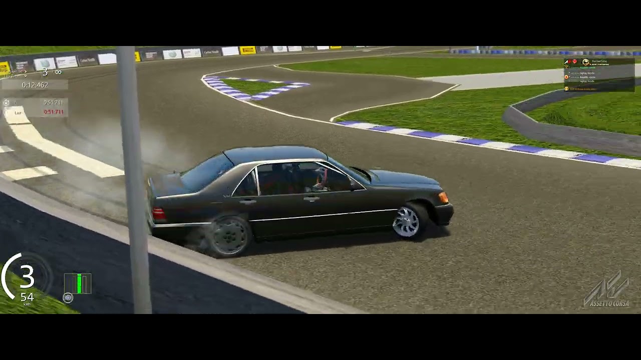 Assetto Corsa - S600 drift taxi (Amon Oliver) - Trackwood - Máriapócs - YouTube