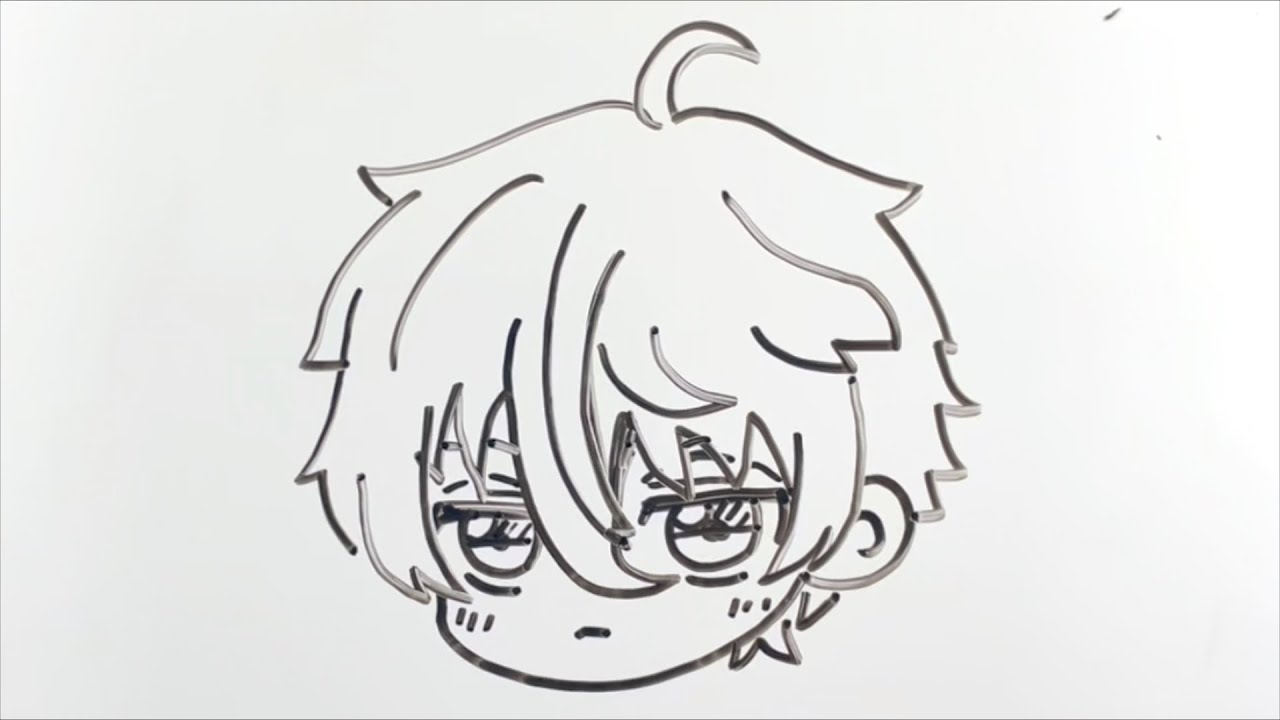 【ミニキャラ】凪誠志郎の簡単な描き方！ゆっくり描いてみた！#ブルーロック - YouTube
