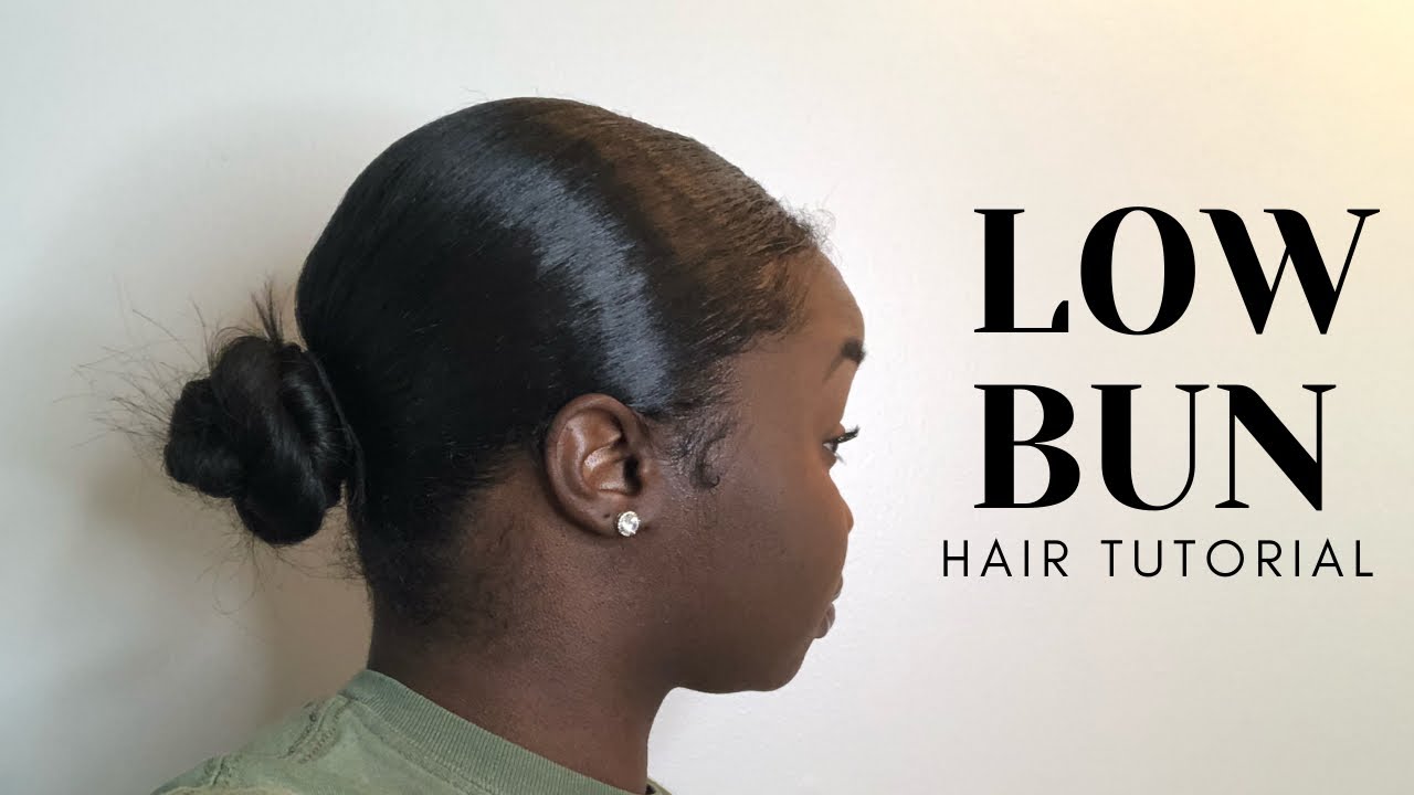 THE PERFECT BUN - NATURAL HAIR TUTORIAL - YouTube