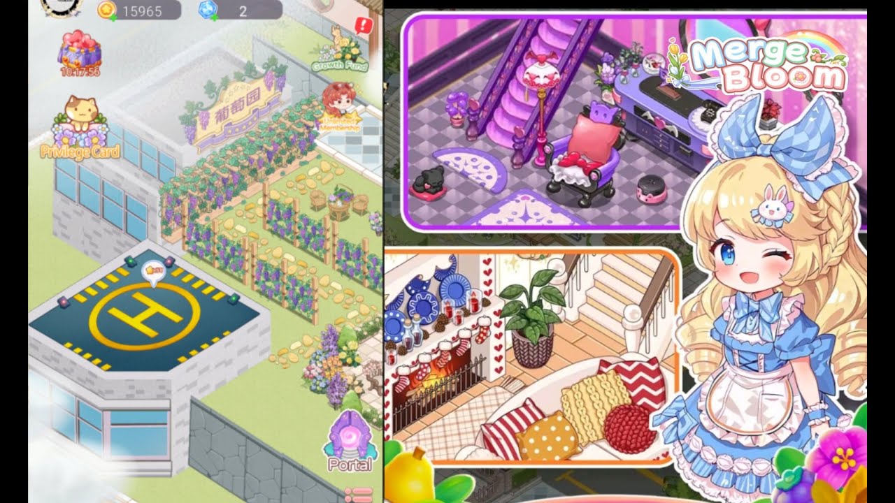 Merge Bloom - Flower Town |🌸 Level 63 | Part 64 🌷🪻 - YouTube