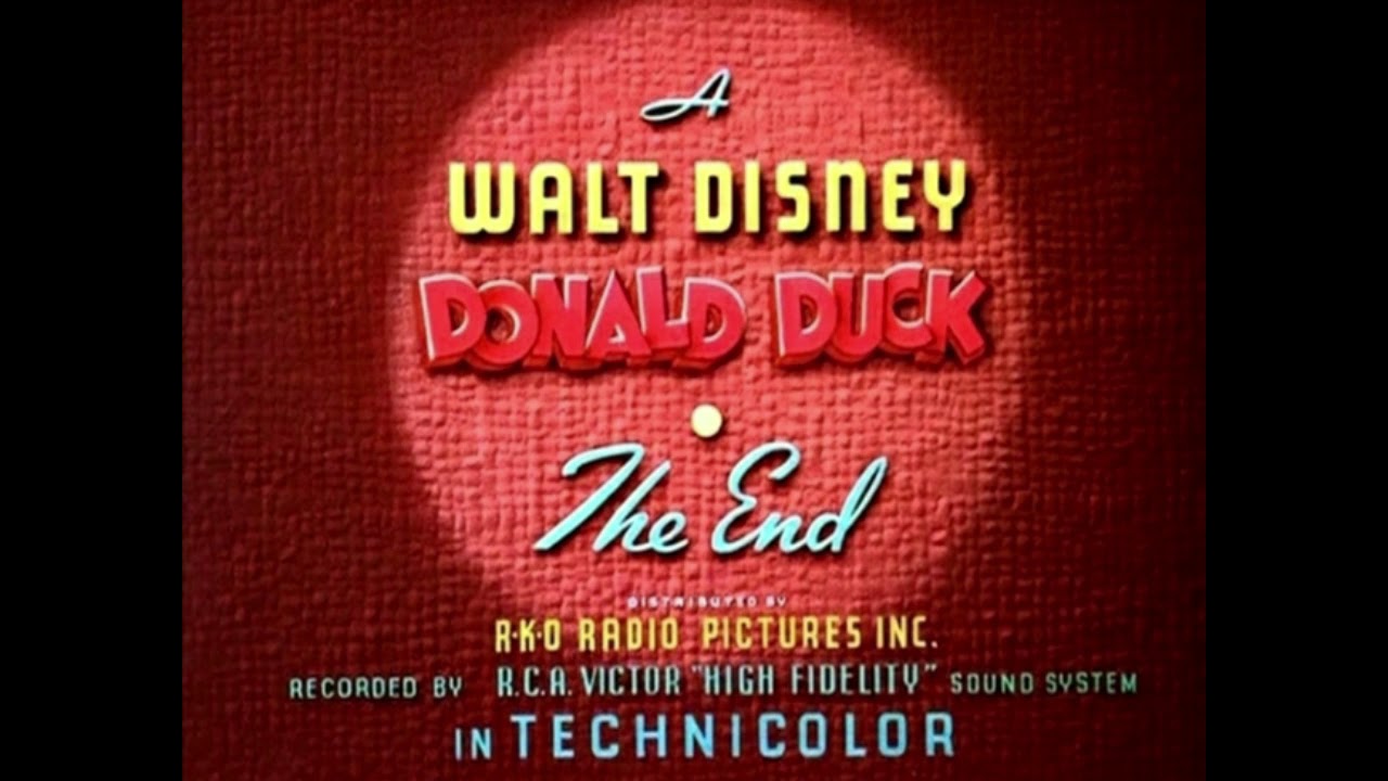 Donald Duck - Good Scouts (1938) Original Closing Recreation - YouTube