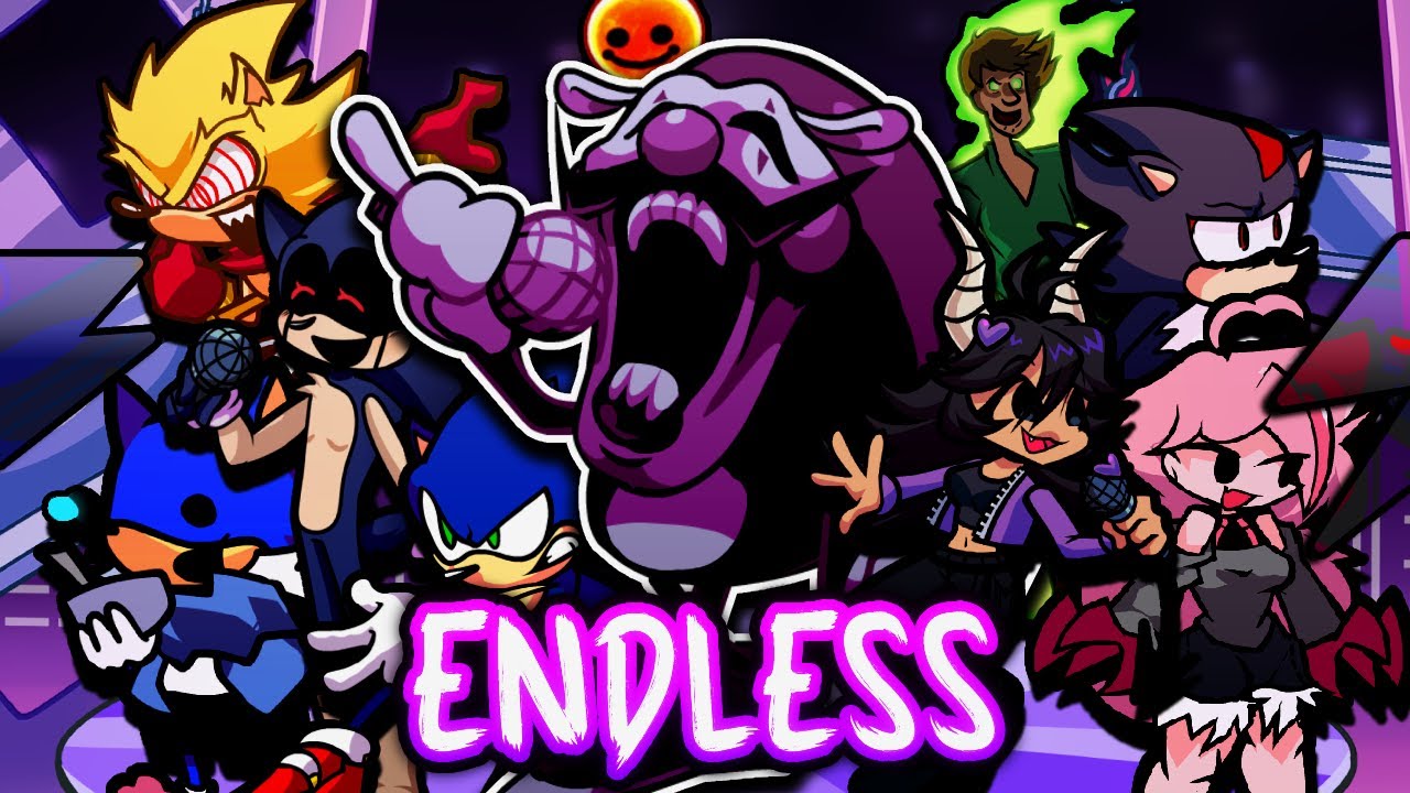 ENDLESS D-SIDE but Every Turn a Different Character Sings 🎶⚡ (FNF D ...