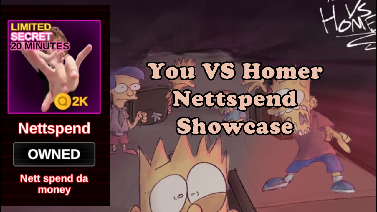 You Vs Homer Showcases : Nettspend Skin (RARE SKIN) - YouTube