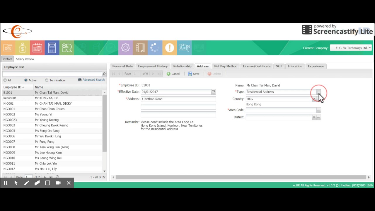 PIM - Profiles - Add a new Address - YouTube