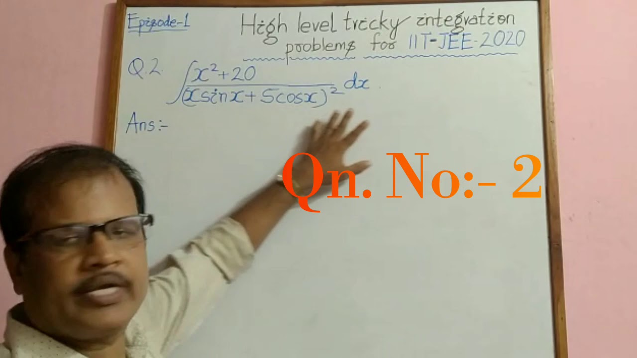 High level tricky integration problems and solutions for IIT-JEE. - YouTube