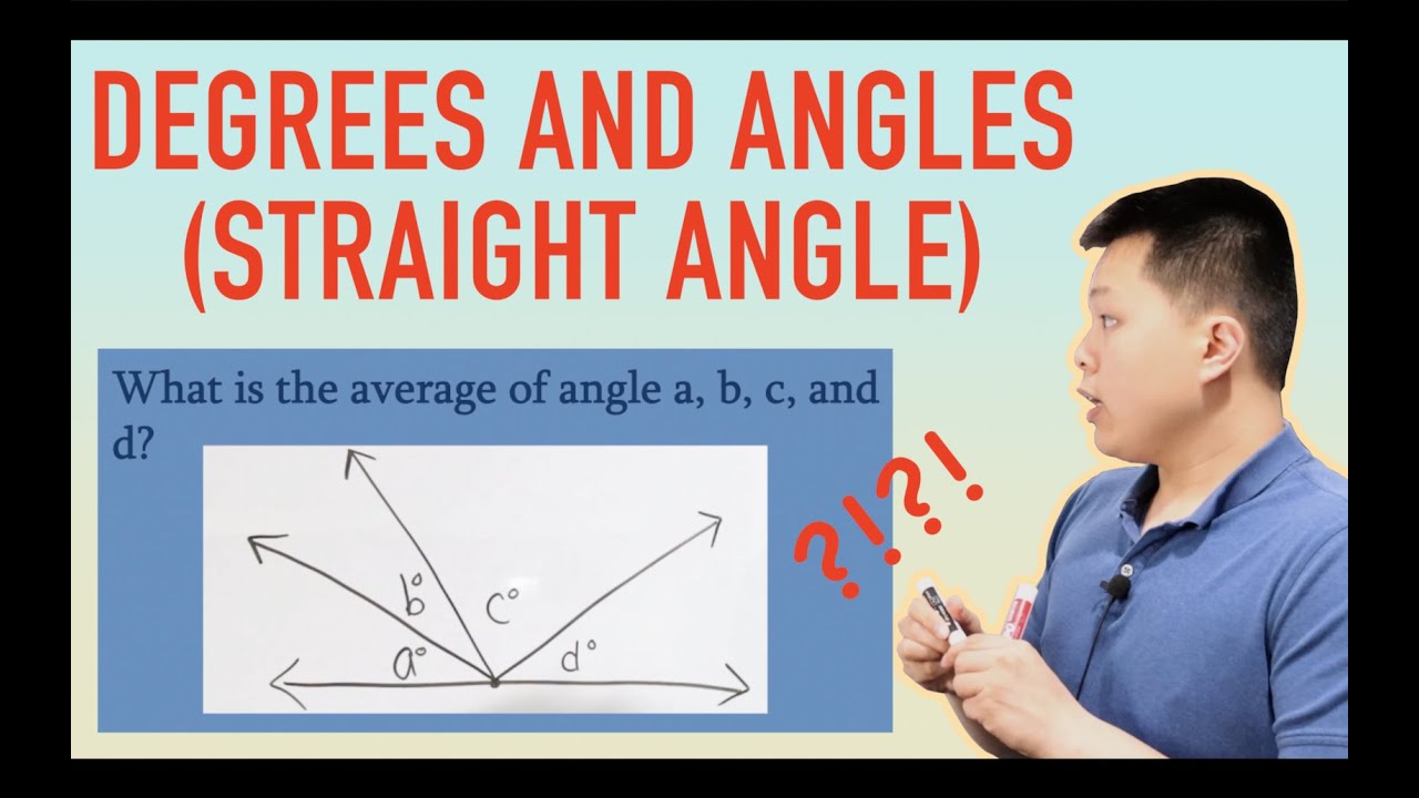 Math Degrees and Angles (Straight Angle) - Practice Problem | CAVEMAN ...